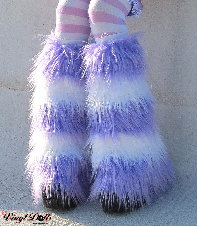 Pastel Purple White Fluffies – VinylDolls